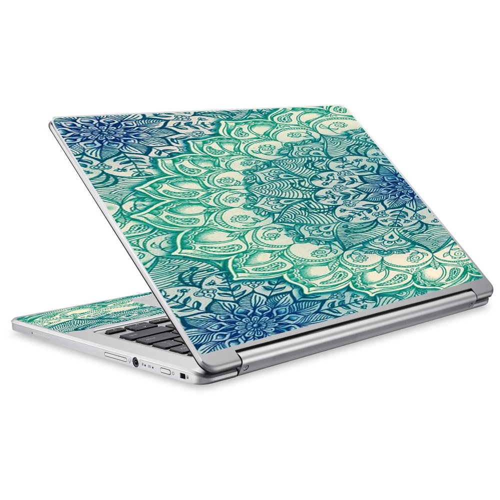 Skins Decals For Acer Chromebook R13 Laptop Vinyl Wrap / Blue Green ...
