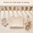 Baby Knitted Short Sleeve Romper Cable Sleeves Snap Bottom - Walmart.com