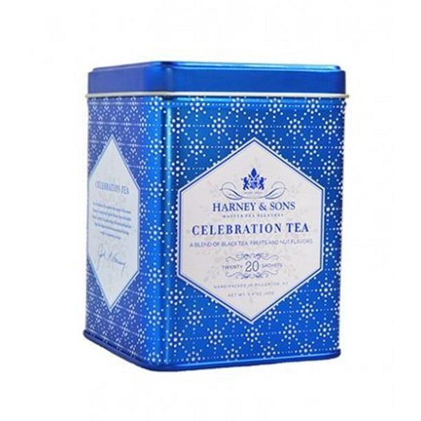 Harney & Sons CELEBRATION Tea 20 ct Sachet TIn - Walmart.com