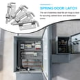 BESTYASH 4Pcs Stainless Steel Spring Bolt Latch Hardware for Cabinet ...
