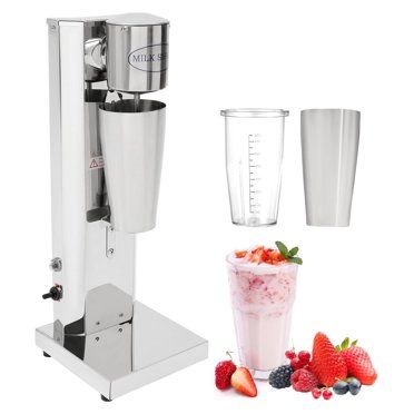 FETCOI Milkshake Maker, Stainless Steel Single Head 180W Electric ...