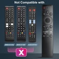 Voice Remote for Samsung Smart TV QLED UHD Frame Curved Solar 4K 8K Q60 ...