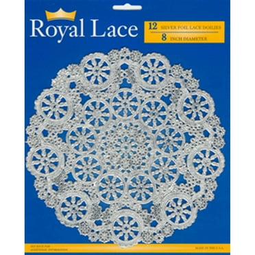Royal Lace 23004 Medallion Lace Pattern Round Paper Doilies, 8", 20 ...