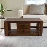 MINCETA Coffee Table,Modern Wooden Rectangle Coffee Tables with Storage ...