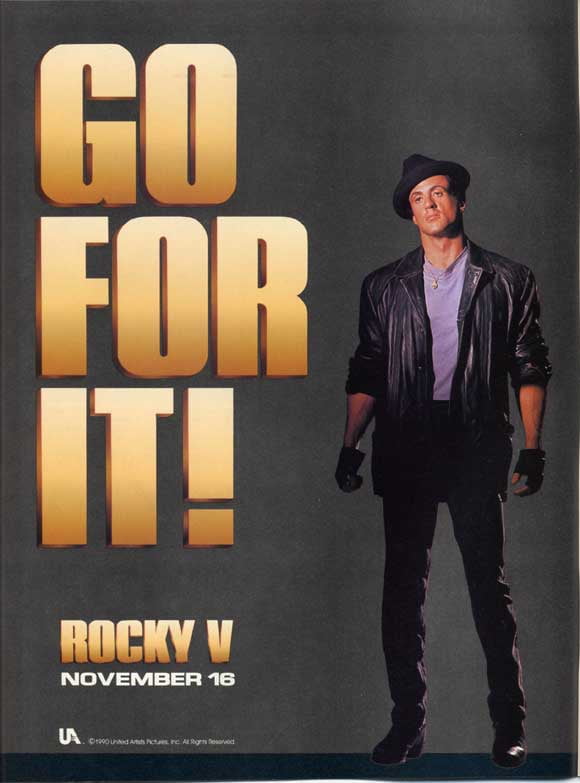 Rocky 5 - movie POSTER (Style D) (27" x 40") (1990) - Walmart.com