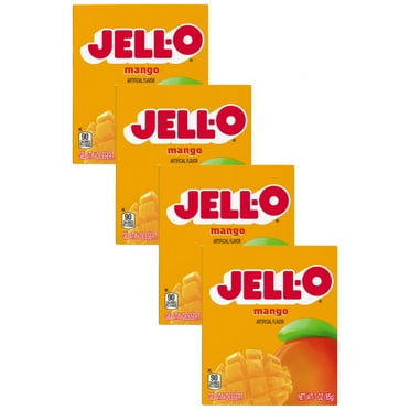 Jell-O Raspberry Artificially Flavored Gelatin Dessert Mix 3 oz Box ...
