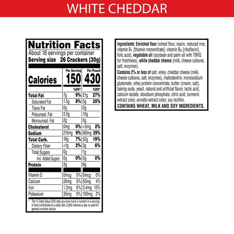 Cheez Its White Cheddar Nutrition Facts Deep Sale | www.oceanproperty.co.th
