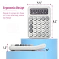 Pink 12-Digit Mechanical Calculator with Large Buttons - Walmart.com