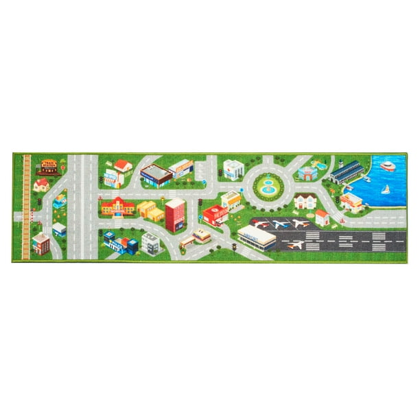 Adventure Force City Rug, 5.89 FT x 1.65 FT - Walmart.com