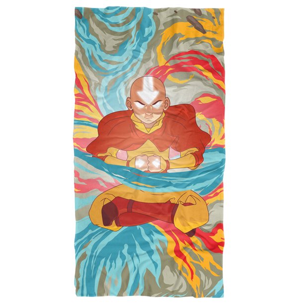 Avatar The Last Airbender Blanket, 30"x60", Avatar Aang Beach Towel ...