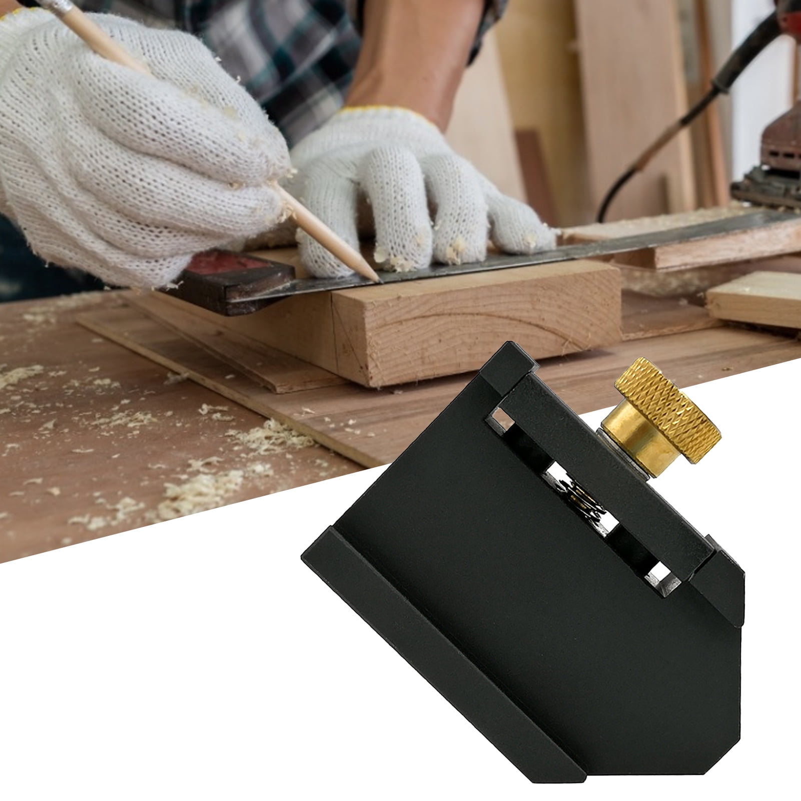 Ruler Positioning Block Adjustable with Spring Aluminium Alloy Line ...