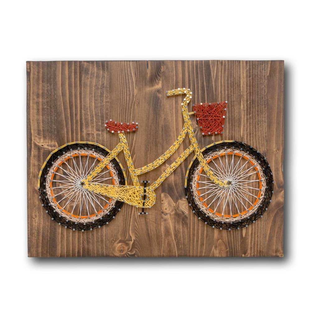 Yellow Bicycle String Art Kit - Walmart.com