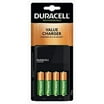 Duracell Rechargeable Value Charger, 6AA and 2 AAA NiMH Batteries, LED ...