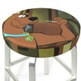 Saiise Scooby-Doo Print Round Bar Stool Covers,Washable Elastic Stool ...