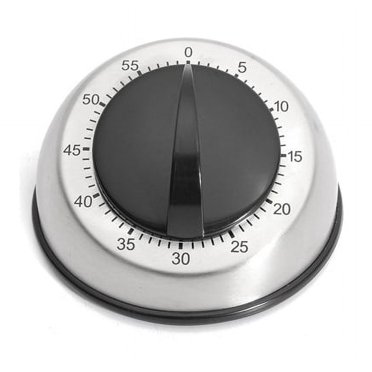 SANWOOD Long Ring Mechanical Timer, 60 Minutes Portable Kitchen Dial ...