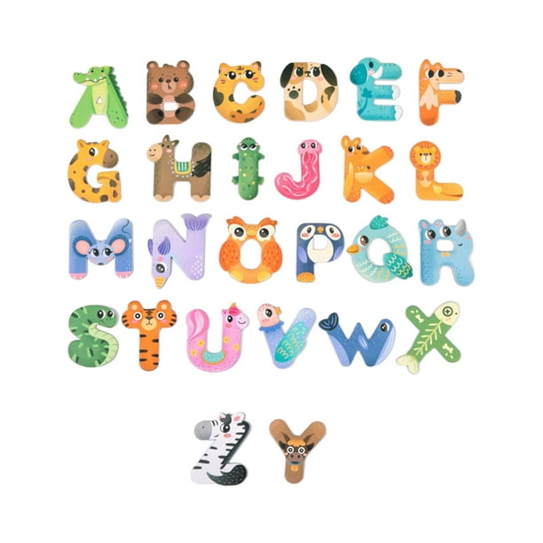 Magnetic Letters Learning Preschool Educational Toy Refrigerator ...