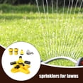 3-Arm 360 Degree Rotating Automatic Adjustable Sprayer,Lawn Watering ...