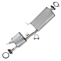 Northeastern Exhaust Muffler & Tail Pipe Kit Fits 2002-2007 Jeep ...