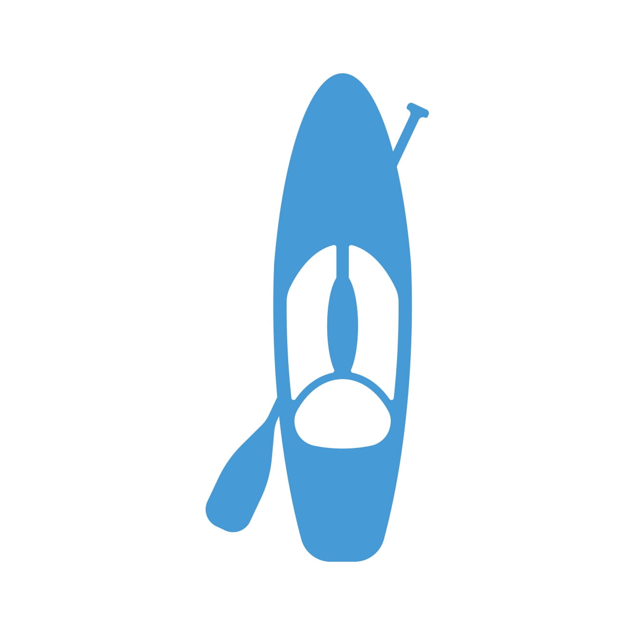 Paddle Board and Paddle Sticker Decal Die Cut - Self Adhesive Vinyl ...
