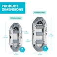 Intex, Inflatable Lake Dinghy Boat, 4 Person, With Pump and Oars ...