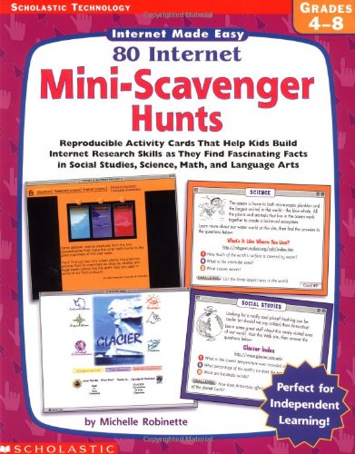 Pre-Owned 80 Internet Mini-Scavenger Hunts: Reproducible Activity Cards ...