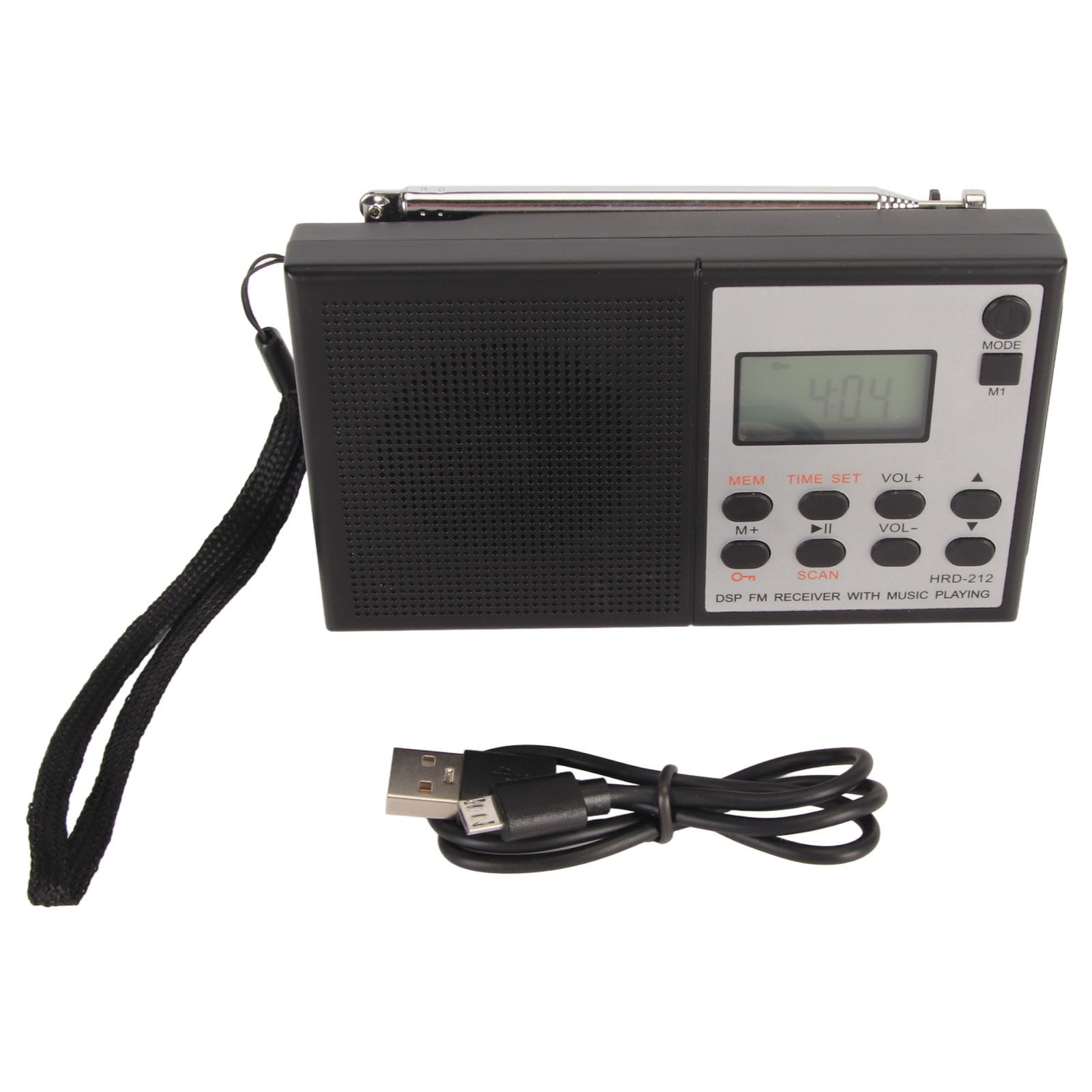 Radio Digital Bluetooth Reproductor MP3 Recargable Compatible con ...