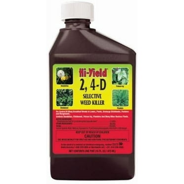 VPG Hi-Yield 2,4-D Selective Weed Killer Concentrate, Ideal for Lawn, 1 ...