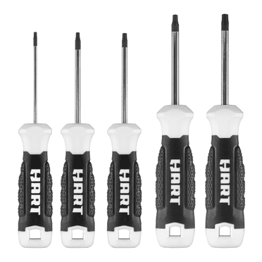 HART 6-Piece Screwdriver Set with Comfort Grip Handle - Walmart.com