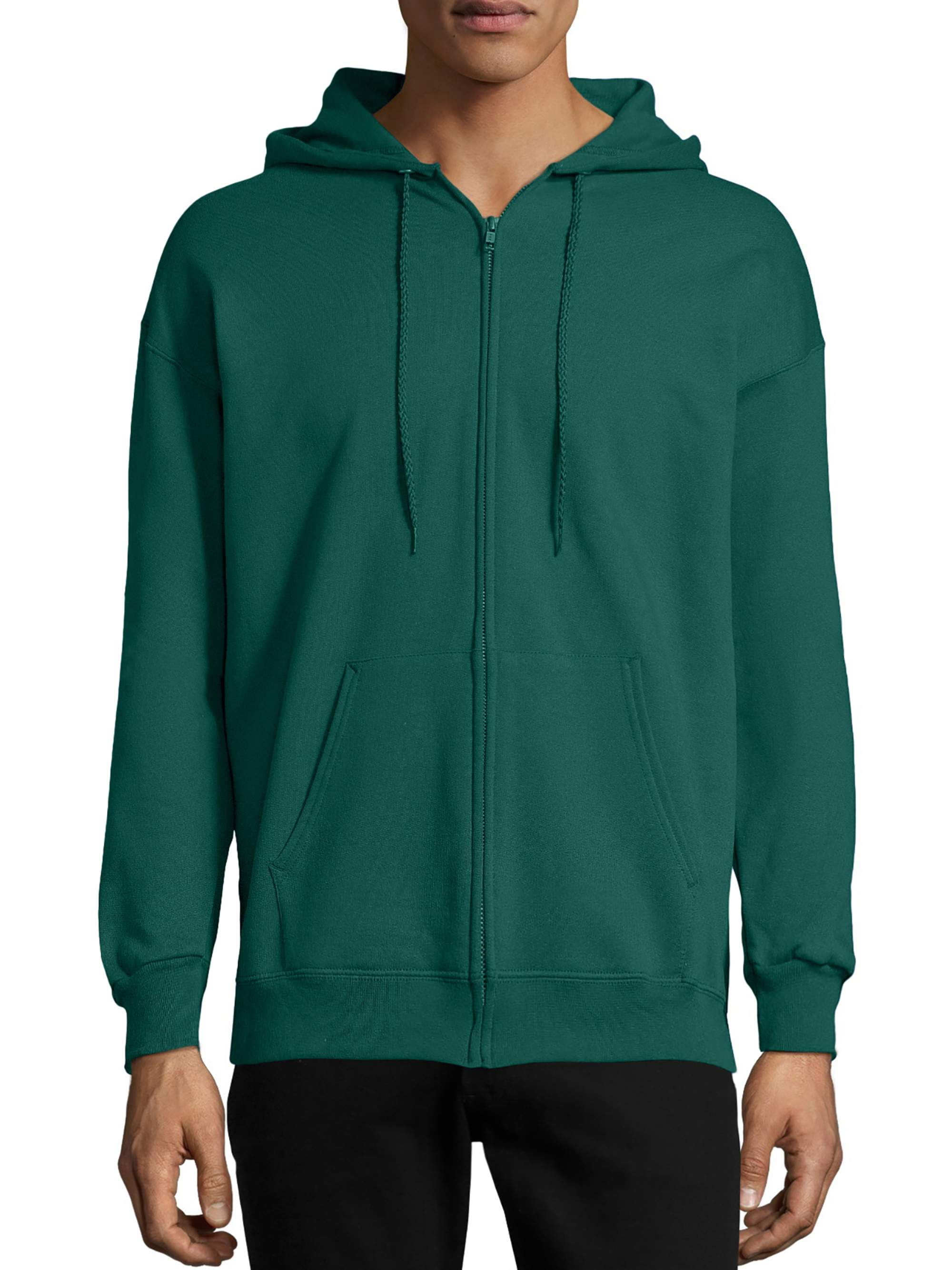 Hanes Men's and Big Men's Ultimate Cotton Heavyweight Fleece Full Zip ...