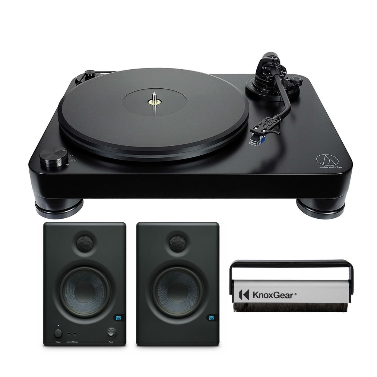 Audio-Technica AT-LP7 Fully Manual Belt-Drive Turntable with Studio ...