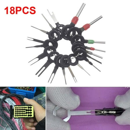 Top-Max 18PCS Terminal Removal Tool Kit - Car Terminal Pin Plug Tool ...