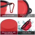 Collapsible Dog Bowl, 2 Pack Collapsible Portable Pet Water Feeding ...