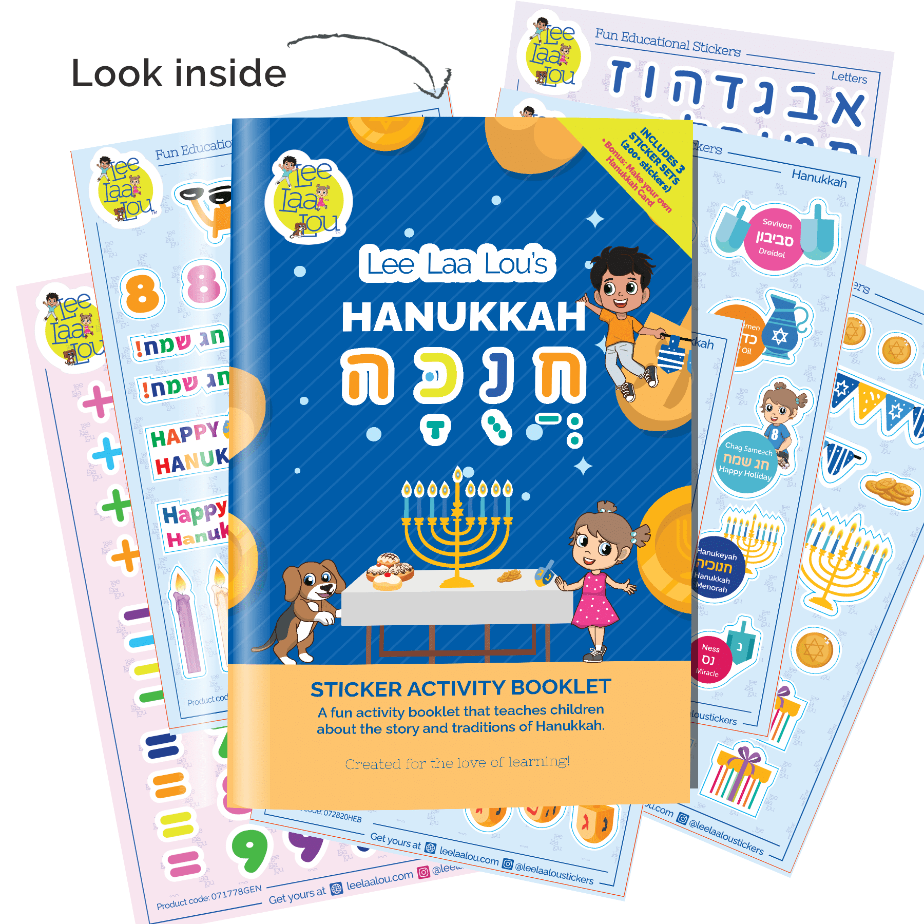 Click here for Lee Laa Lou Hanukkah Sticker Activity Booklet For... prices