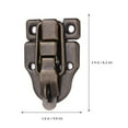 Sipeihong Box Latch Hook Gift Lock Brass Jewelry Alloy Wooden Antique ...