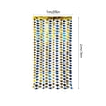 AuroraX Graduation Foil Fringe Curtains Senior Grad Party Streamers ...