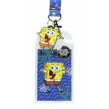 SpongeBob SquarePants Lanyard Breakaway ID Badge Holder With Character ...
