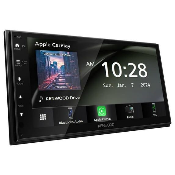 Open Box Kenwood DMX400S 6.8" Capacitive Touchscreen Digital Multimedia ...