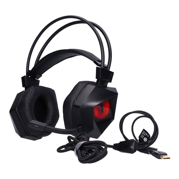 TAIDU-auriculares para videojuegos con sonido envolvente, cascos LED ...