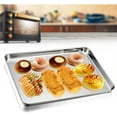 Casewin Stainless Steel Tray, Non Toxic, Rust Free, Easy Clean, 31x24x2 ...