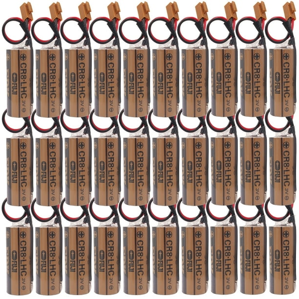 30Pc 3V 3000mAh Lithium Battery Replaces Fuji FDK CR8.LHC 17430, Toto CR8-LHC TH559EDV410R, TOTO ...