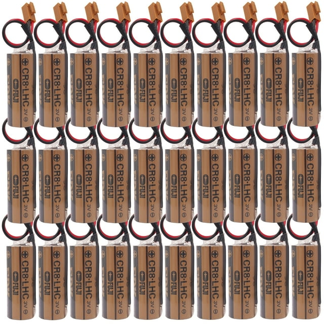 30Pc 3V 3000mAh Lithium Battery Replaces Fuji FDK CR8.LHC 17430, Toto ...