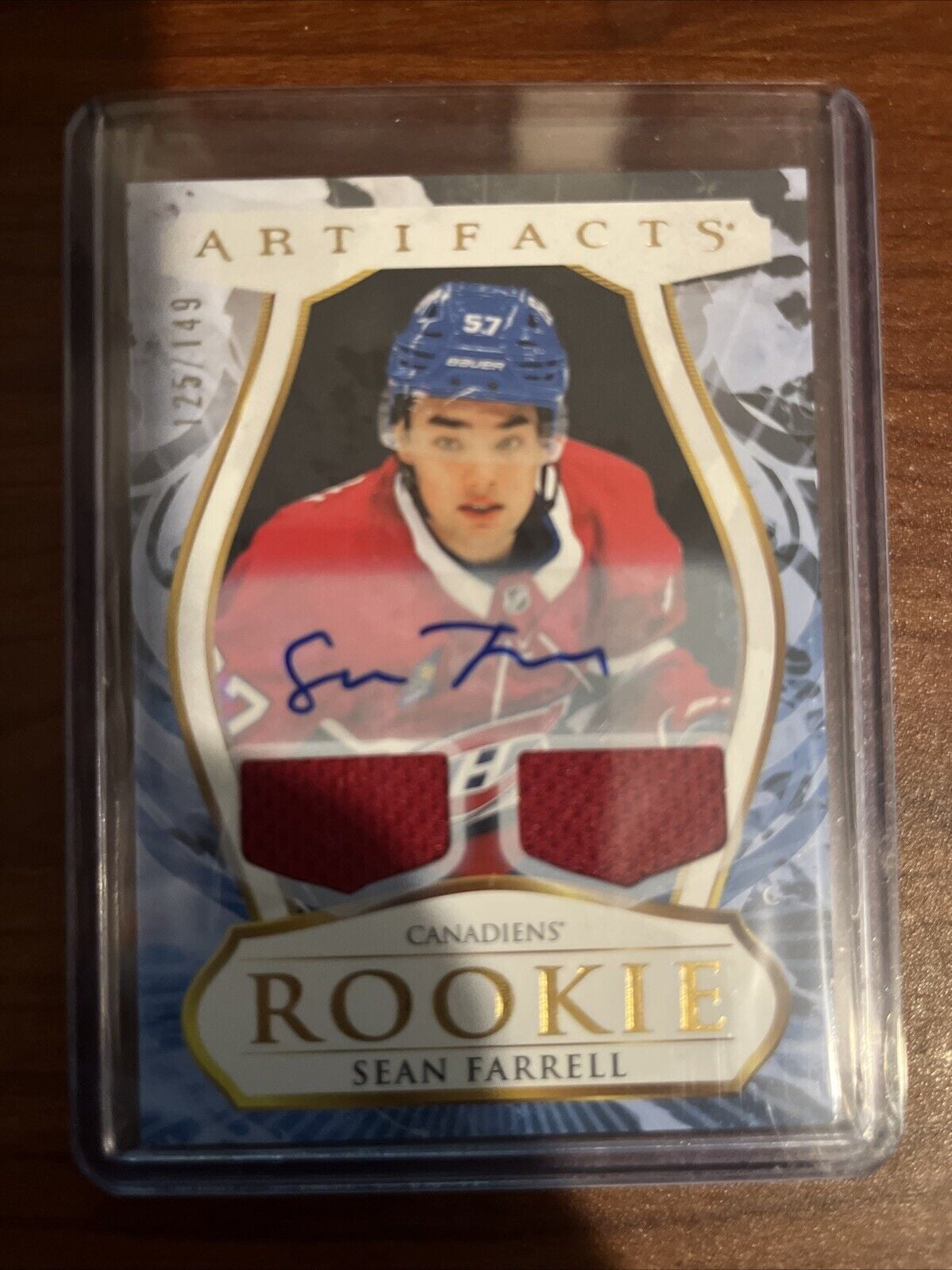 2023-24 Upper Deck Artifacts - [Base] - Gold Autograph Material R Sean ...