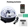 Memzuoix 7inch Disco Ball Lights - 16 Color DJ Lighting with Remote - LED Dance Light for ...