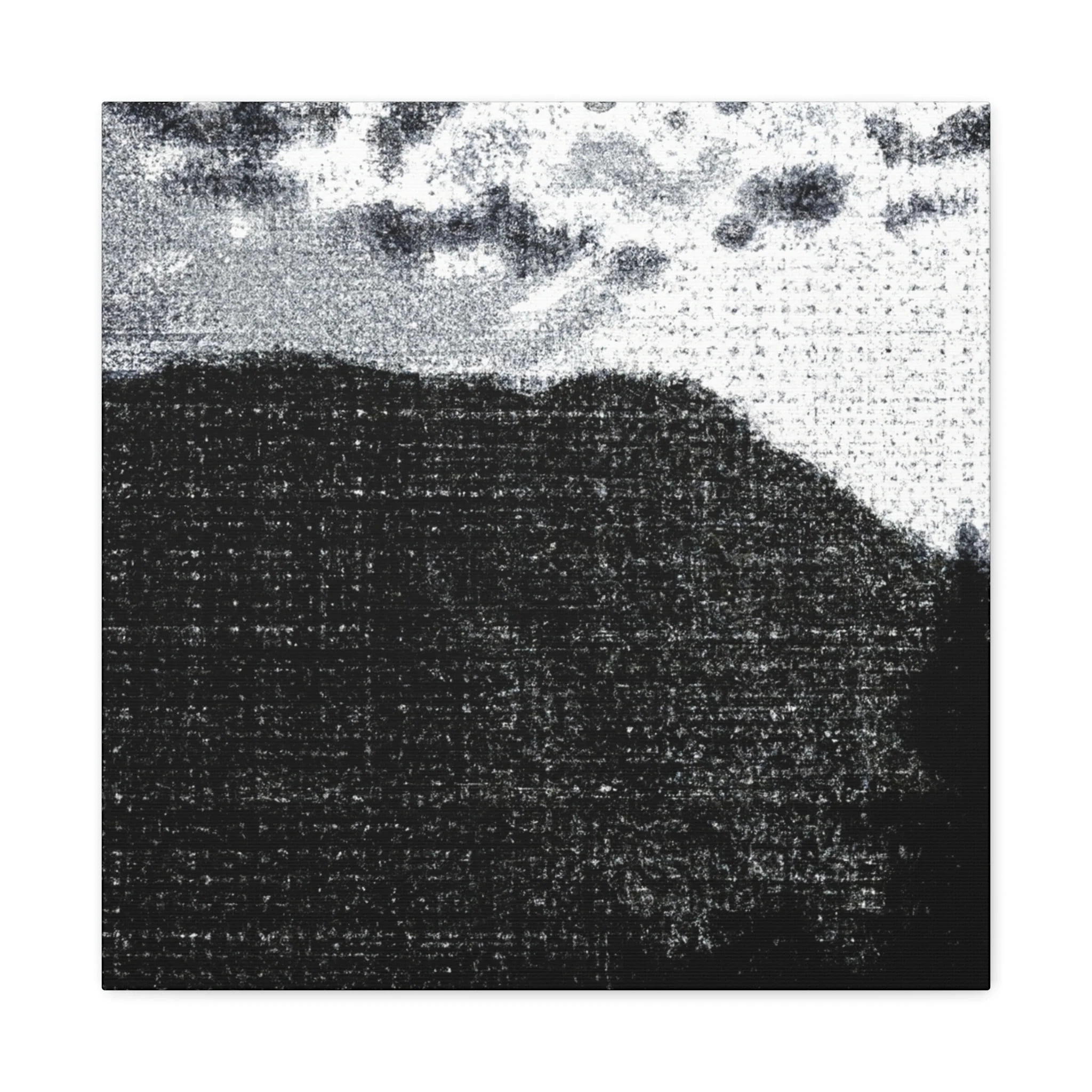 Majestic Mountain Pointillism - Canvas - Walmart.com