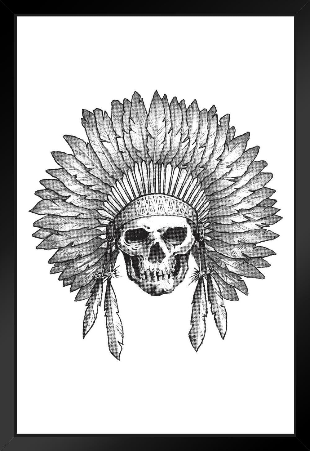 Native American Chief Skull