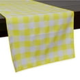 AK-Trading Polyester Gingham Checkered Table Runner, 14 by 108-Inch ...