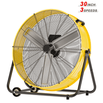 MaxxAir 24 in. 2-Speed Tilting Direct Drive Drum Fan for Garage and ...