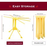 Foldable Pasta Drying Rack, Plastic Collapsible Spaghetti Hanger Noodle ...