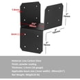 4 Pcs 4x4, 4x6 Joist Anchor Connector, Pergola Brackets, Post Cap Tie ...