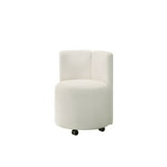ACME Fabiola Side Chair (Set of 2) in Fabric and Stainless Steel ...